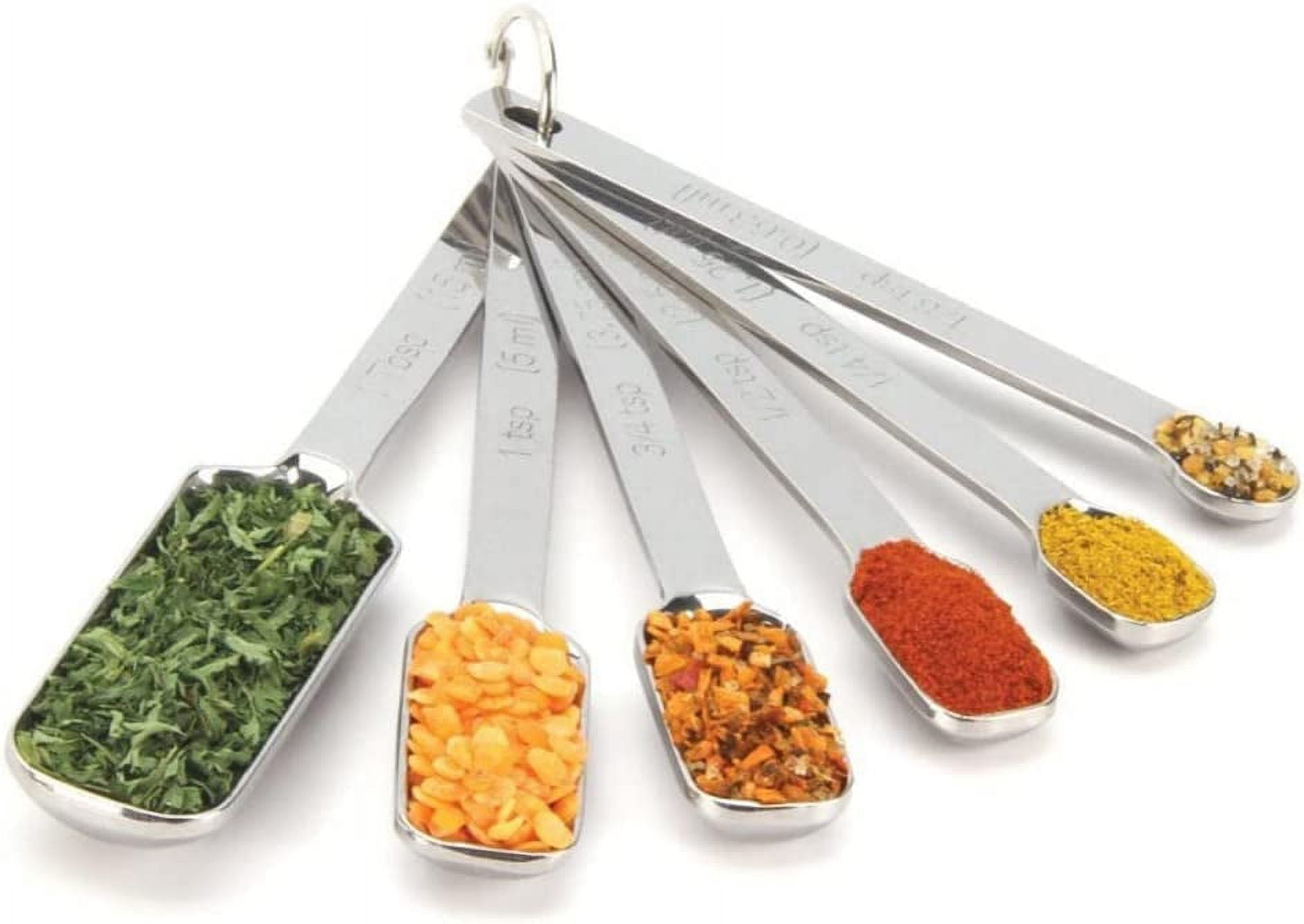 Narrow and Accurate S/6 S/S Tablespoon Measure Spoon Thin Narrow Mouth ...