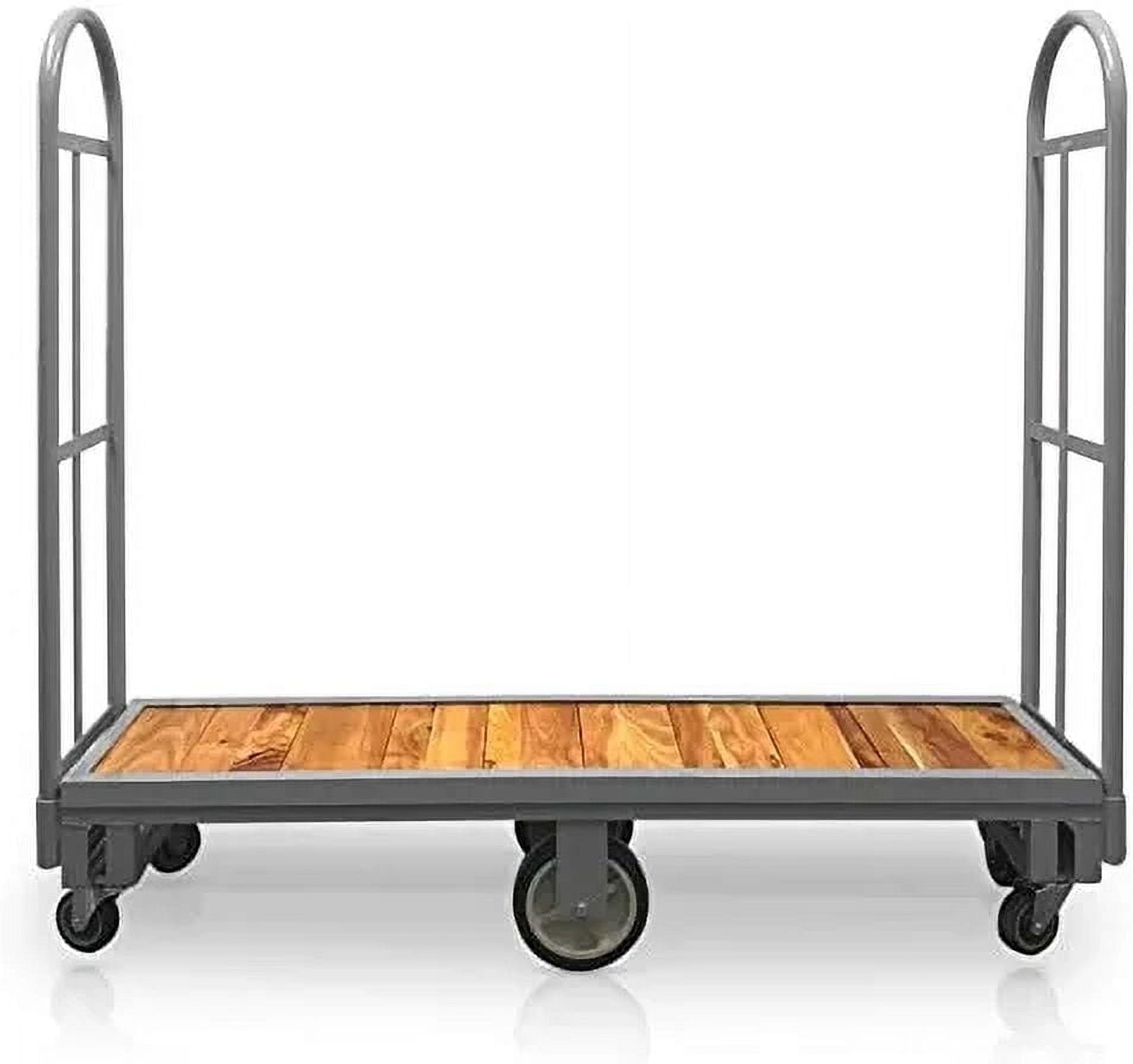 Narrow Aisle U-Boat Platform Truck Dolly , 16 x 48 Inch Heavy Duty ...