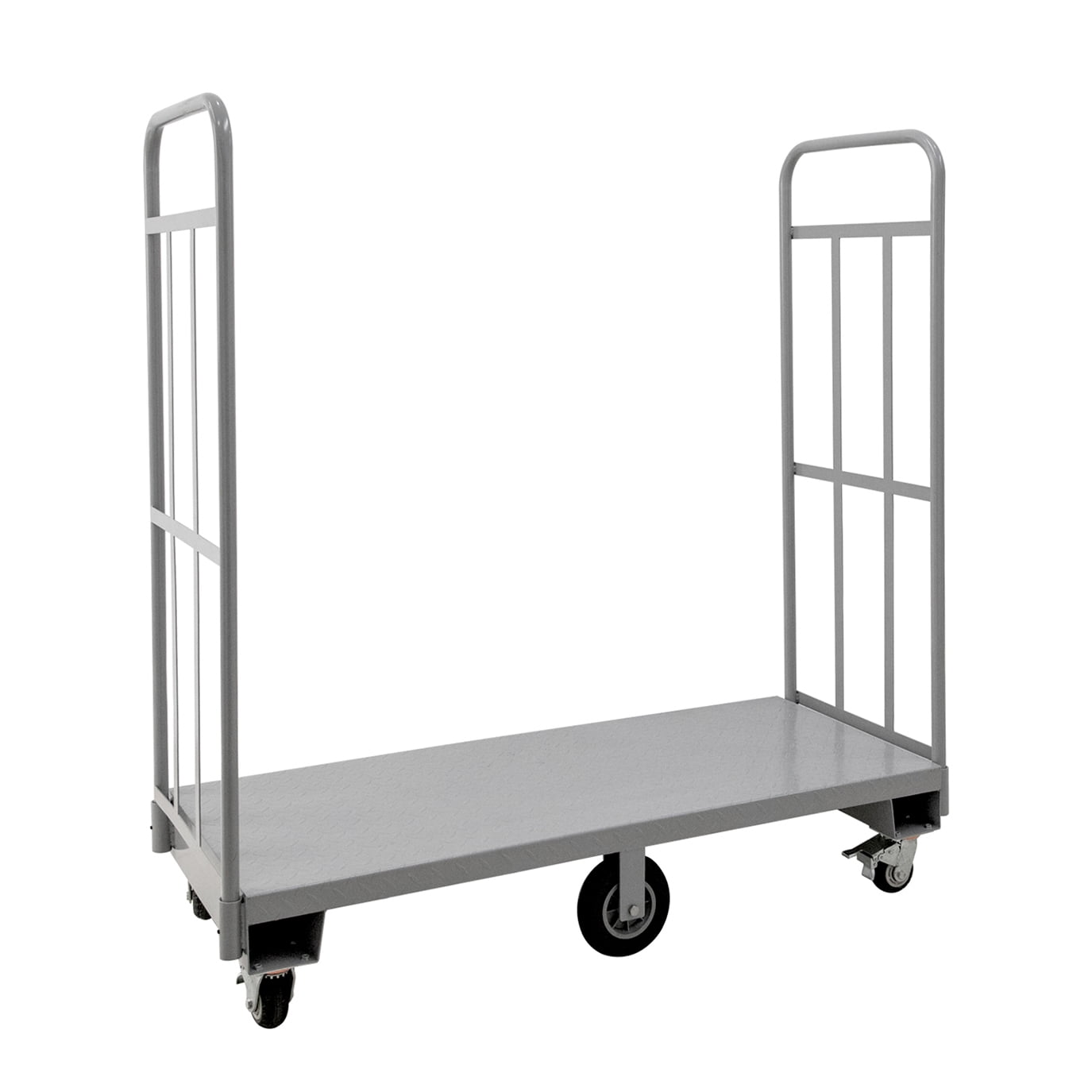 Narrow Aisle U-Boat Platform Truck Dolly, 60"x 24" Heavy Duty Utility ...