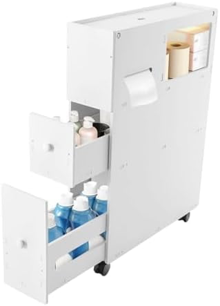 Narrow Bathroom Storage Cabinet, Cabidor Organizer Narrow Plastic ...