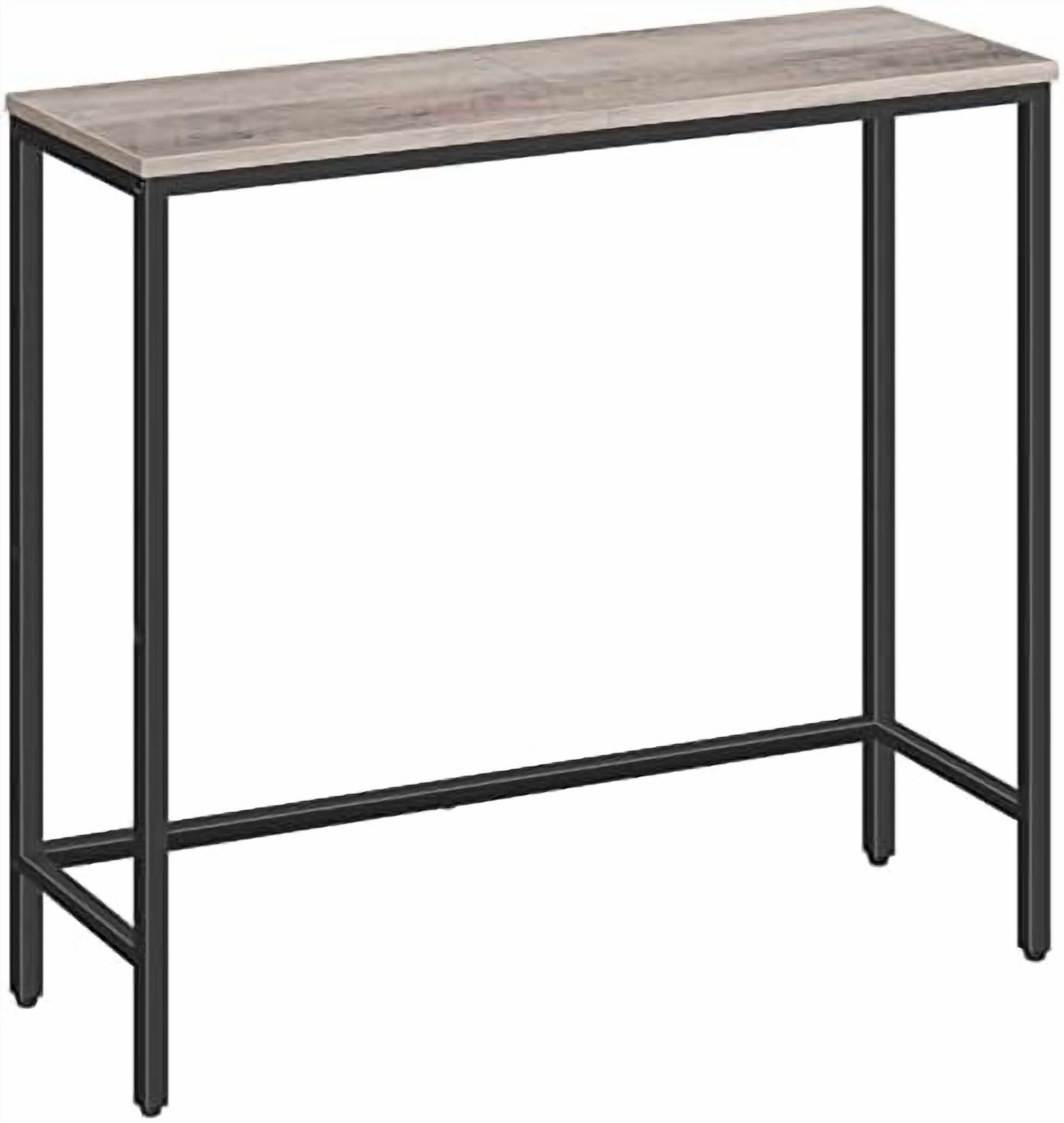 Narrow Console Table, 29.5" Small Entryway Table, Thin Sofa Table, Side ...