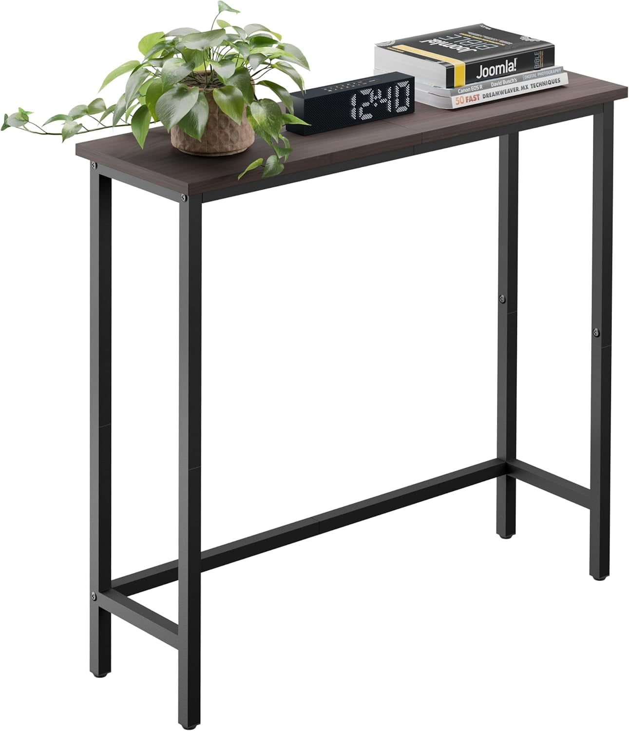 Narrow Console Table, 29.5" Slim Entryway Table, Sofa Stand, Hallway ...