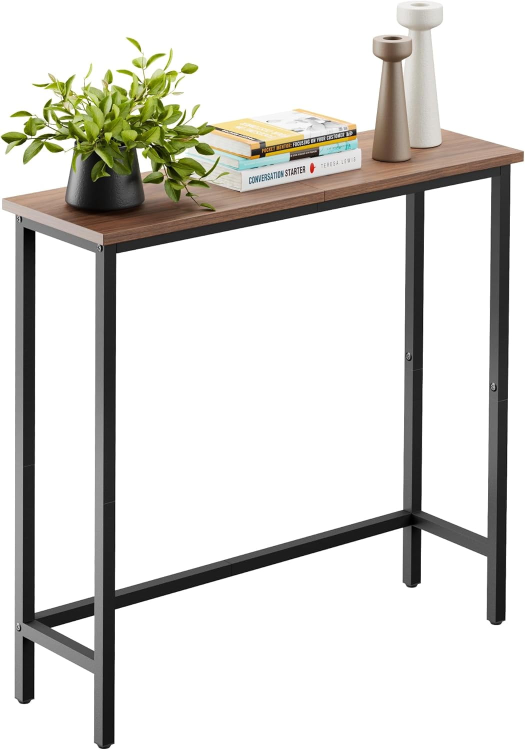 Narrow Console Table, 29.5" Slim Entryway Table, Sofa Stand, Hallway ...