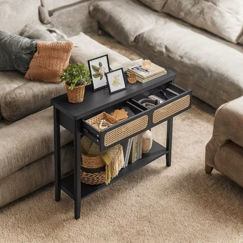 Narrow Console Table Console Table With Drawers Small Entryway Table ...