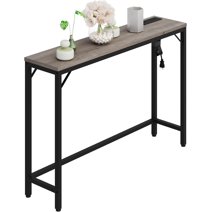 Weston Home Catalpa Console Table, Vulcan - Walmart.com