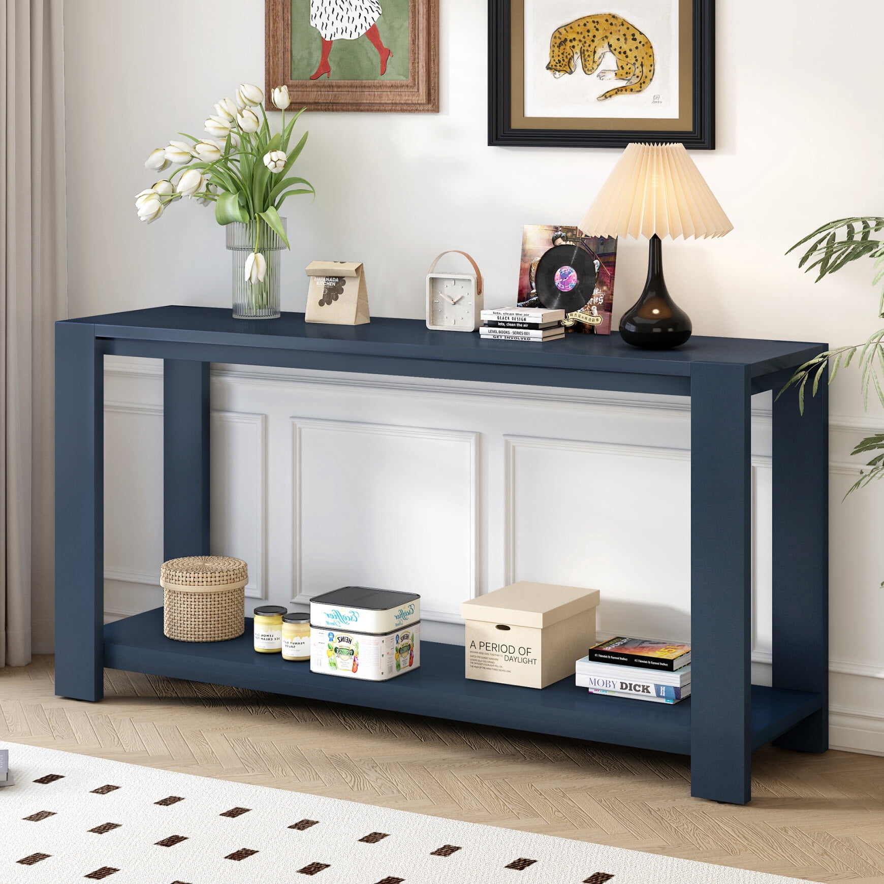 Narrow Console Table, Sideboard Entryway Table, Sofa Side End Accent ...