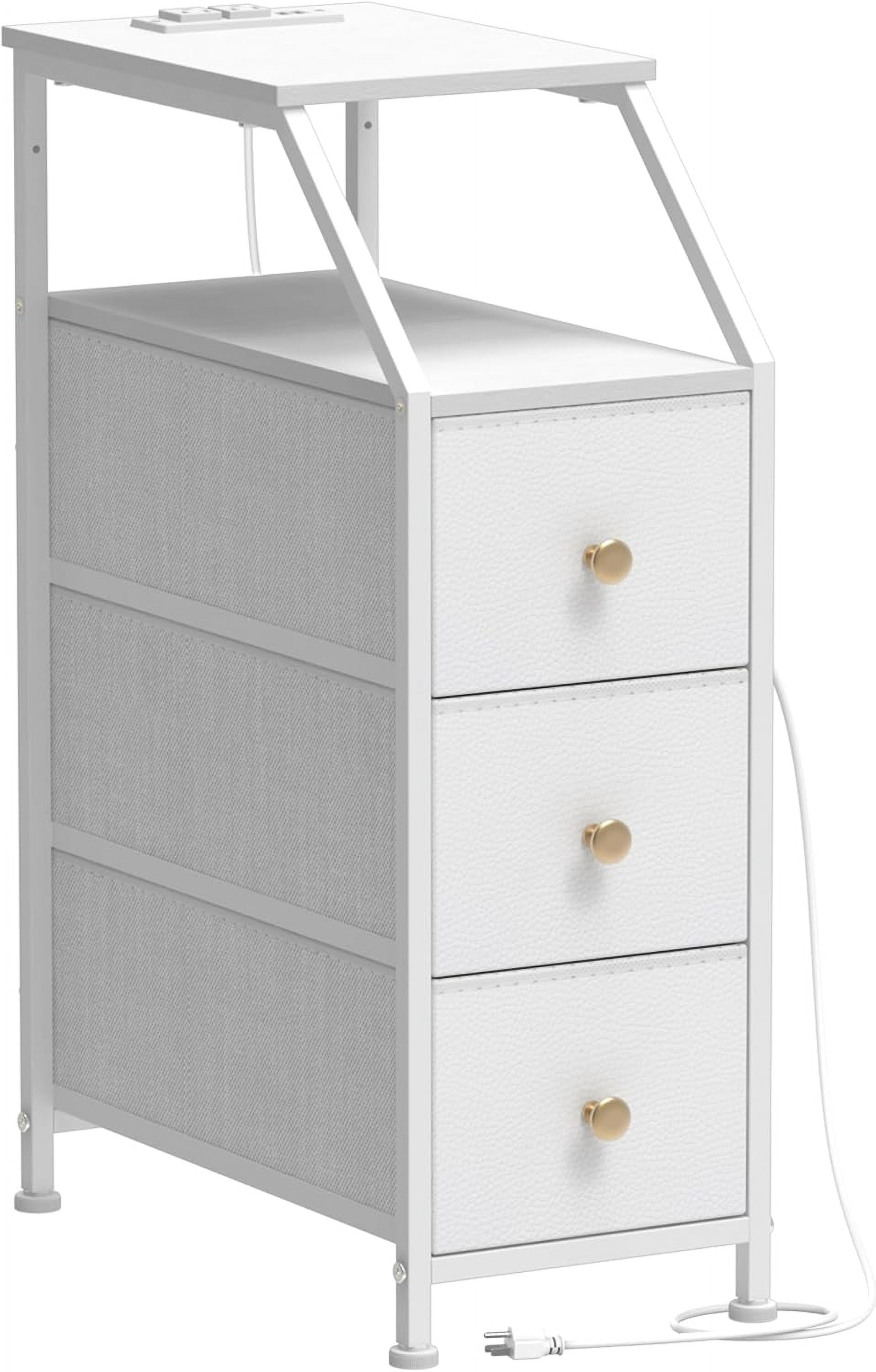 Narrow Dresser Tall Skinny Storage Tower Vertical Slim Chest of Drawers ...