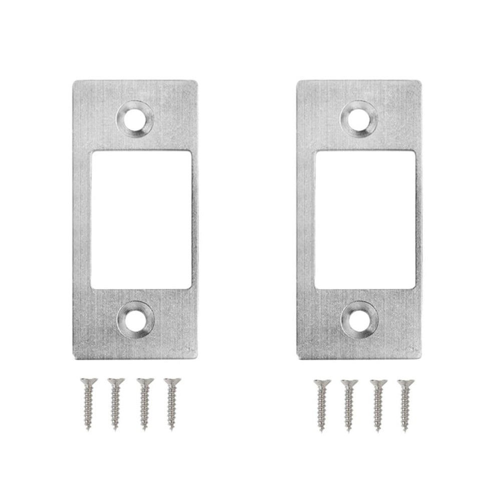 Narrow Frame Deadbolt Strike Plate for Large Hole Repair - Walmart.com
