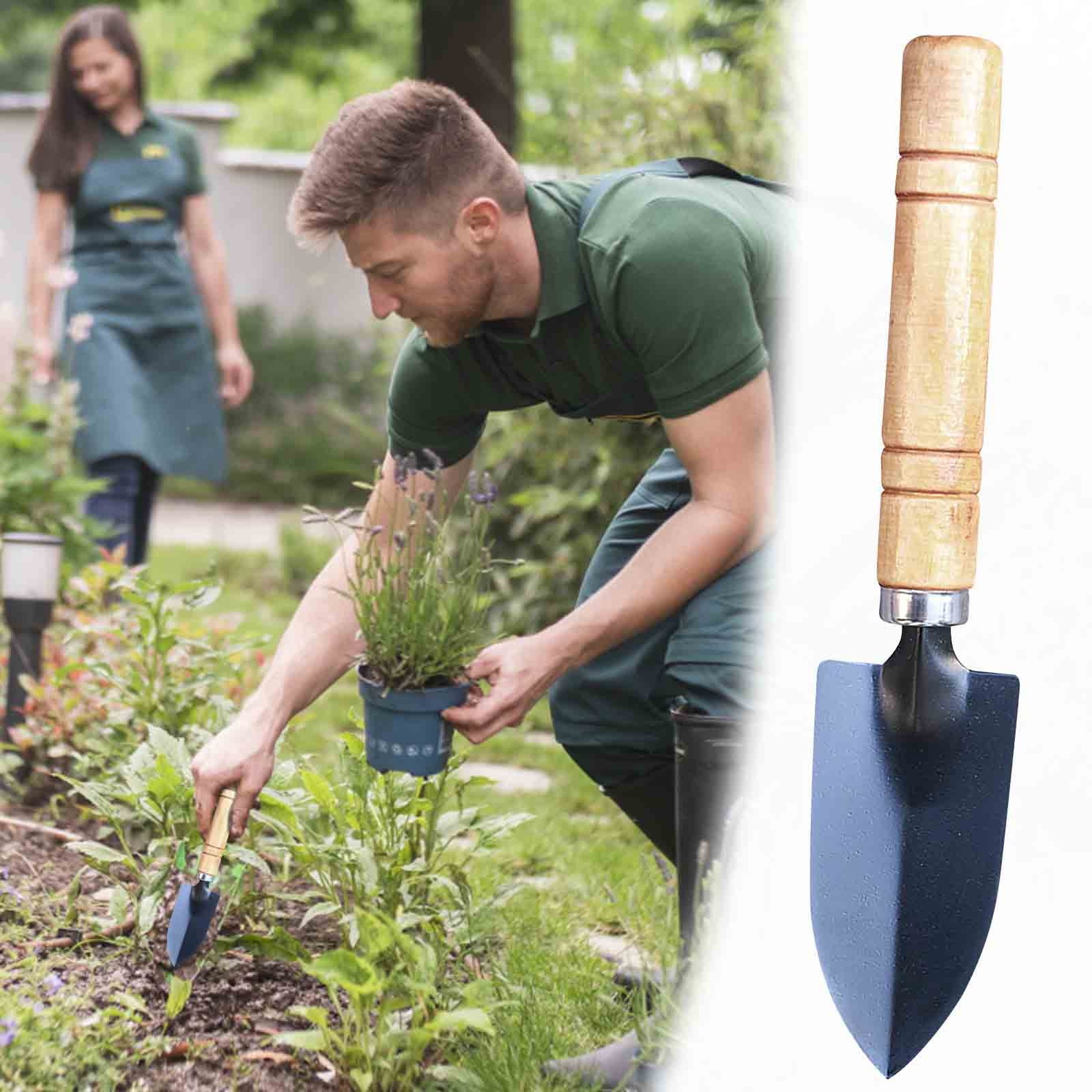 Narrow Garden Shovel - 6.7 Inch Mini Hand Trowel for Planting, Weeding ...