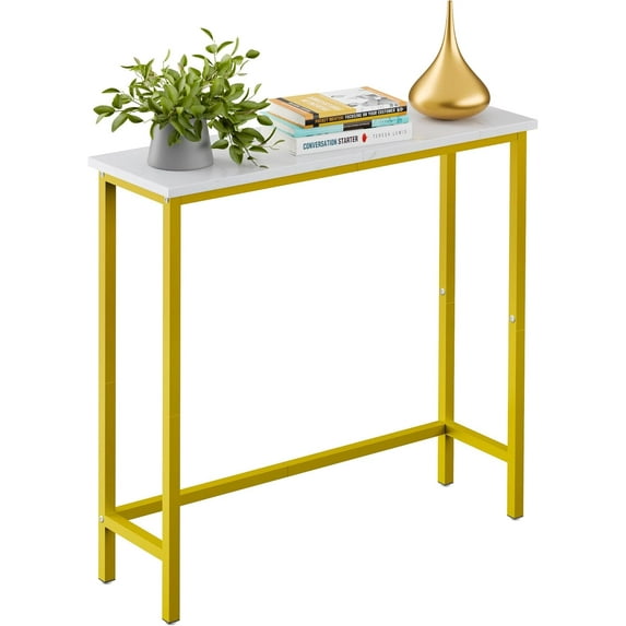 Narrow Hallway Table, 29.5" Small Console Table, Slim Entryway Table ...