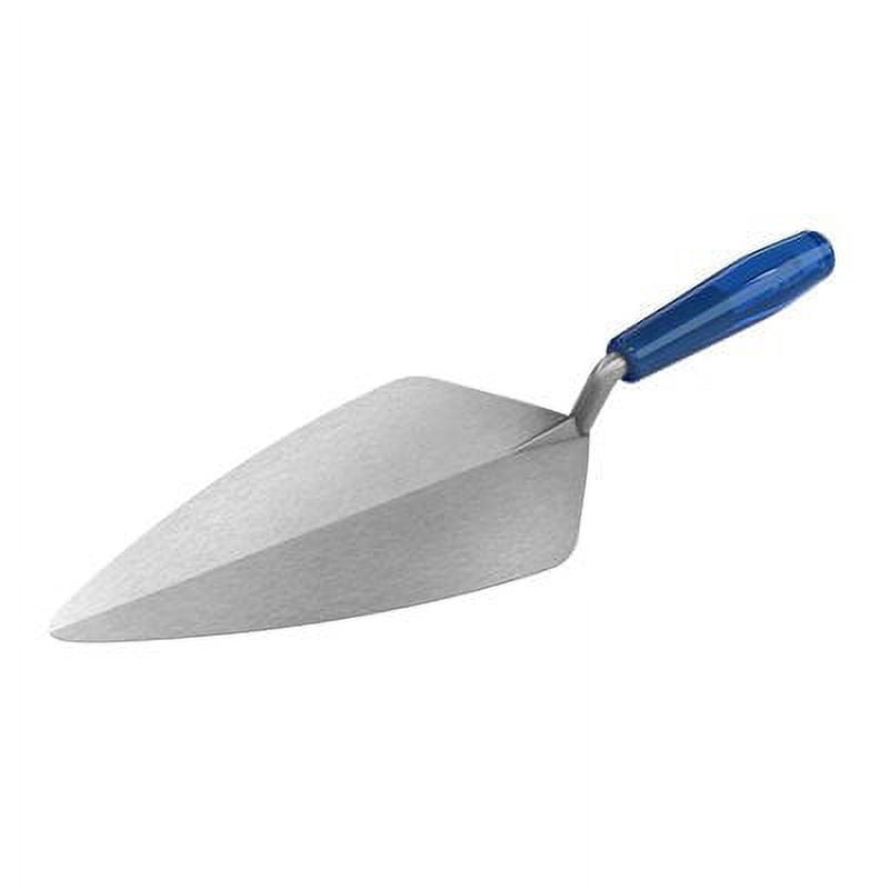 Narrow London Pro Carbon Steel Brick Trowel - 9 1/2" With Plastic ...