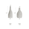 Narrow Neck Vase in White - Walmart.com