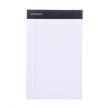 Pen + Gear Wide Ruled Legal Pads, 8.5"x11", White, 50 Sheets, 12 Pack ...