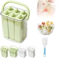 Narrow Silicone Ice Cube Tray with Lid, Ice Stick Mold with Storage Bin ...