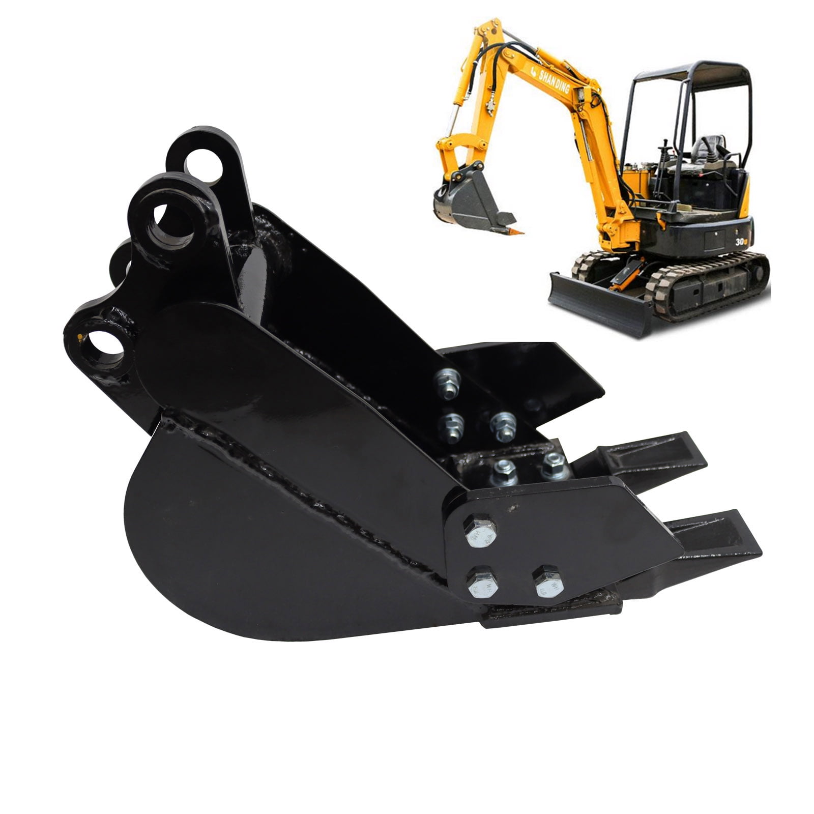 Narrow Trenching Bucket for Mini Excavators Digger Accessories ...