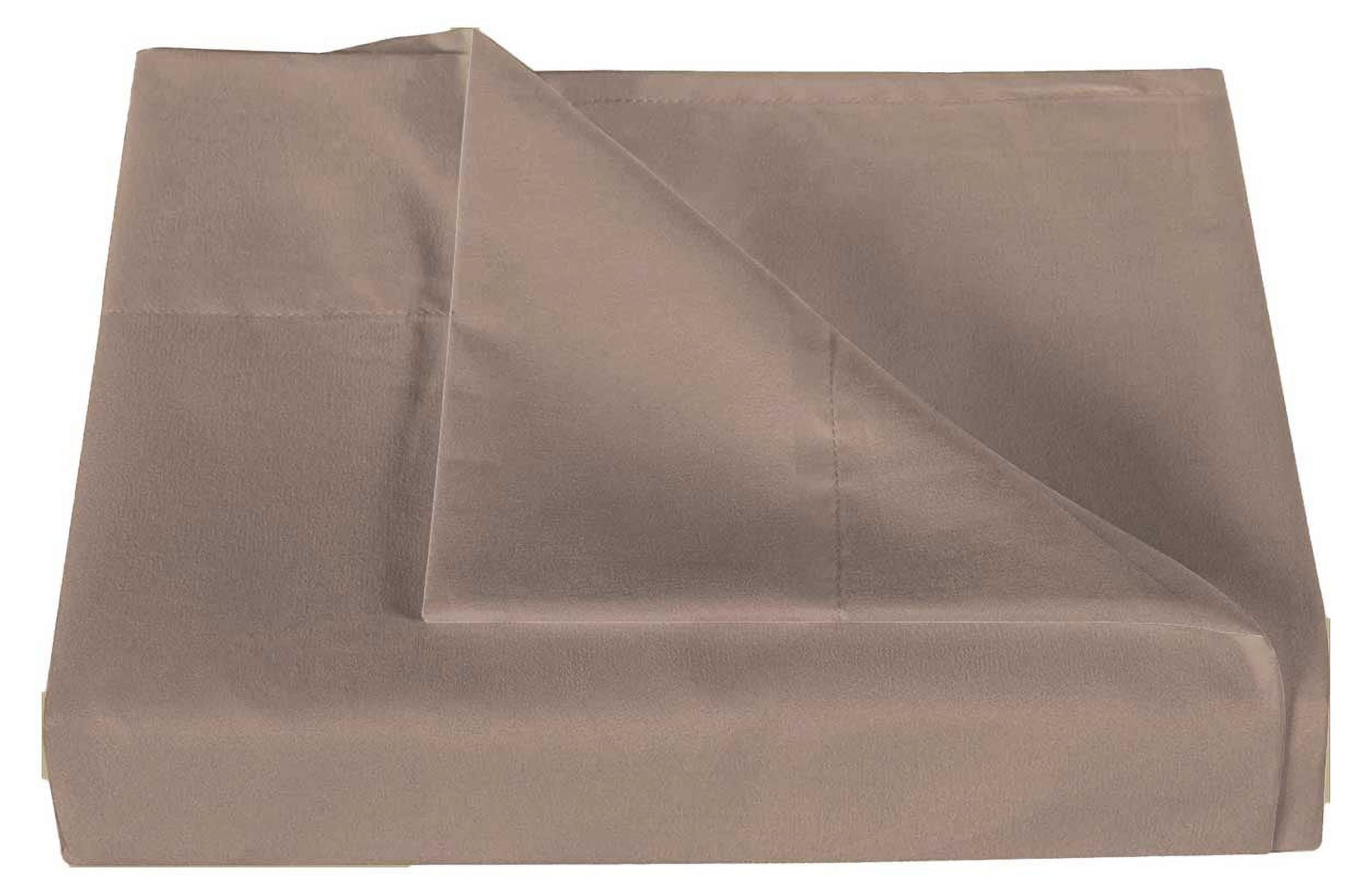 Narrow Twin Single Flat Top Sheet - 100% Cotton, 500 Thread Count ...