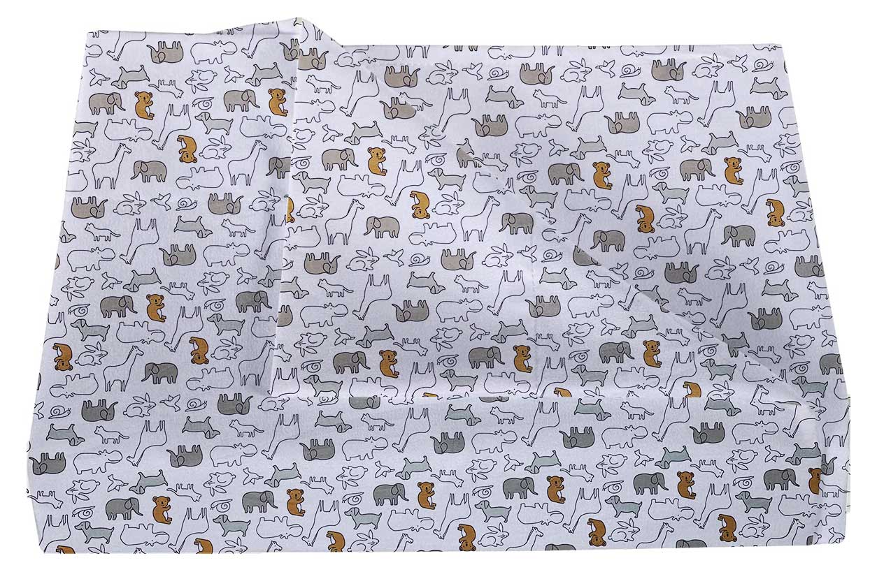 Narrow Twin Single Flat Top Sheet - 100% Cotton Jersey - Measures 25 x ...