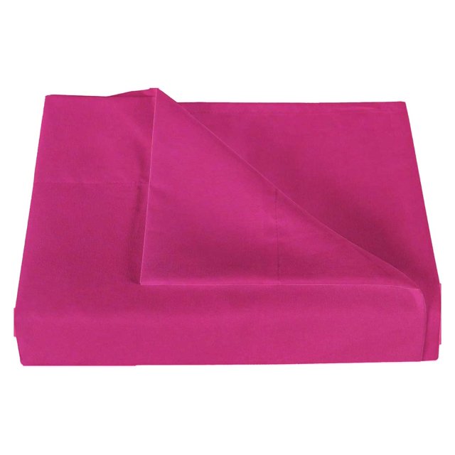 Narrow Twin Single Flat Top Sheet - 100% Cotton Jersey - Measures 25 x ...