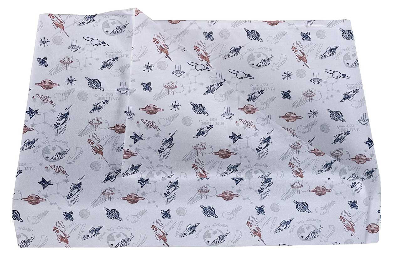 Narrow Twin Single Flat Top Sheet - 100% Cotton Jersey - Measures 30 x ...