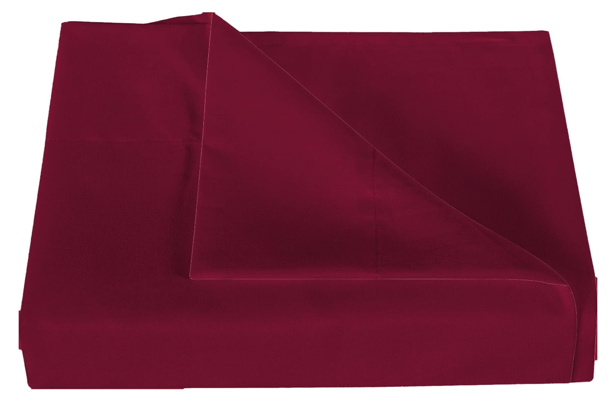 Narrow Twin XL Single Flat Top Sheet - 100% Cotton Jersey - Measures 30 ...