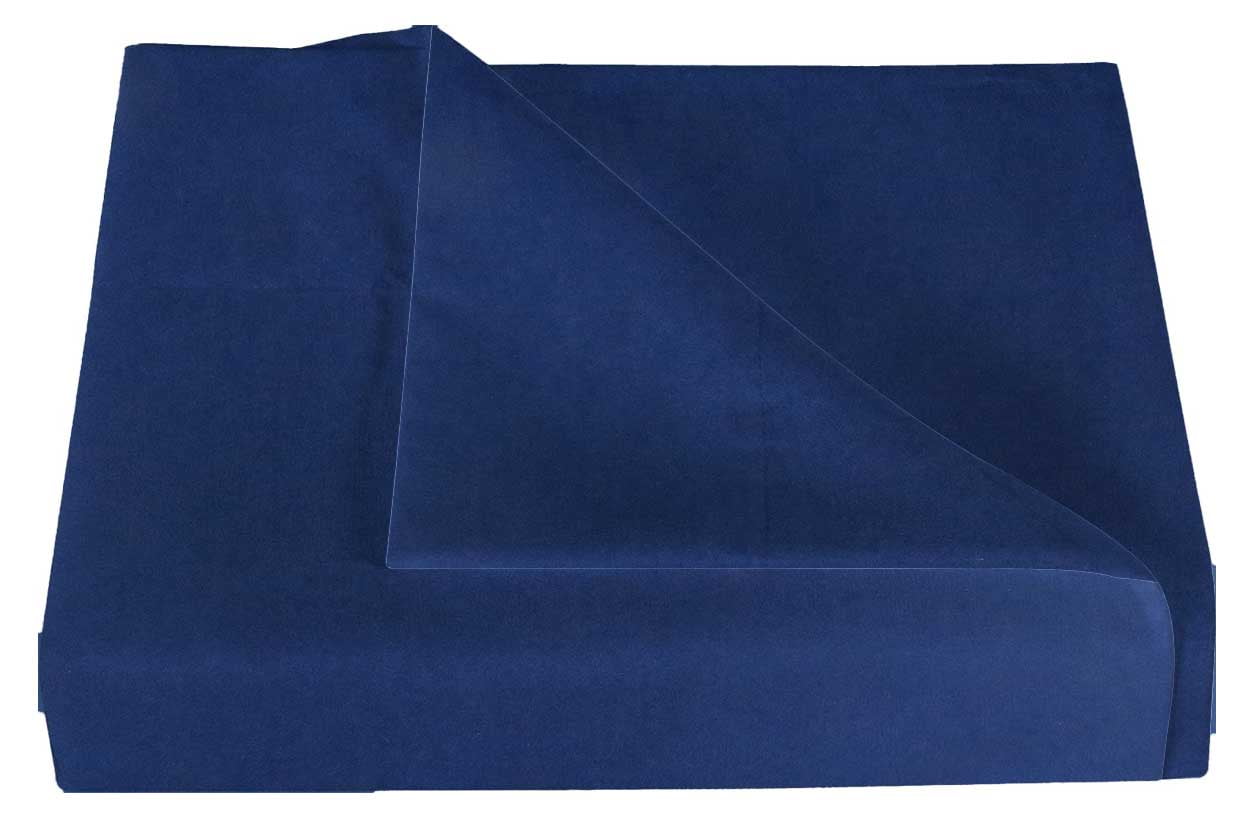 Narrow Twin XL Single Flat Top Sheet - 100% Cotton Jersey - Measures 30 ...