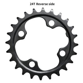 30-52T 104BCD Narrow Wide MTB Chainring, Single Speed Round Oval AL7075 ...