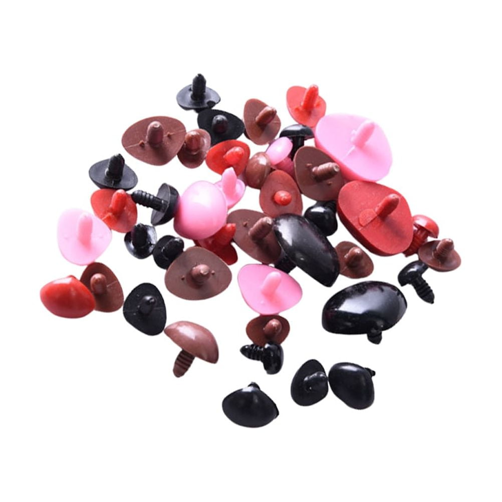 Narrster 100PCS Handmade Dolls DIY Accessories Bear Nose Plush Toy ...