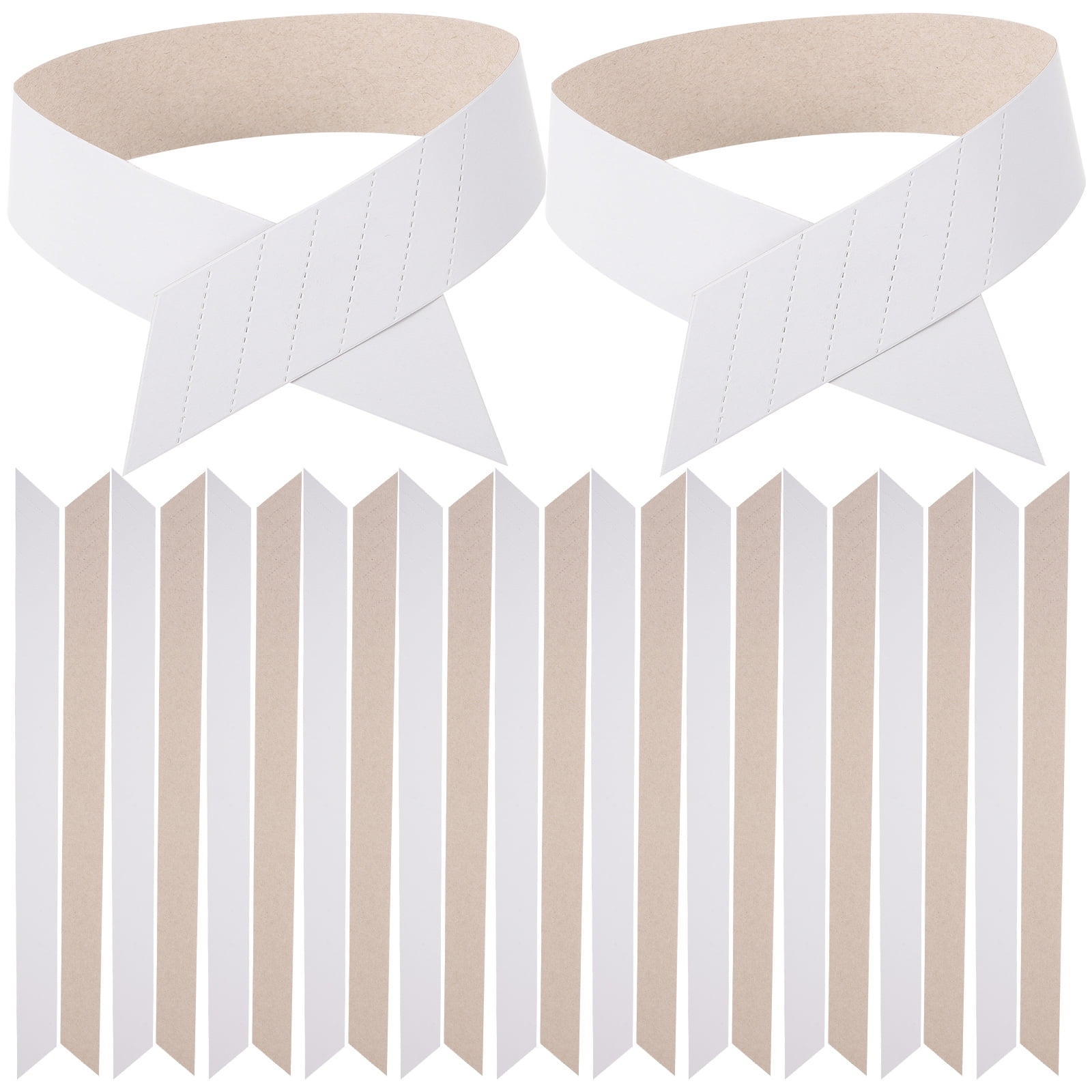 Narrster 100pcs Shirt Collar Support Paper Collar Fixing Stays Paper ...