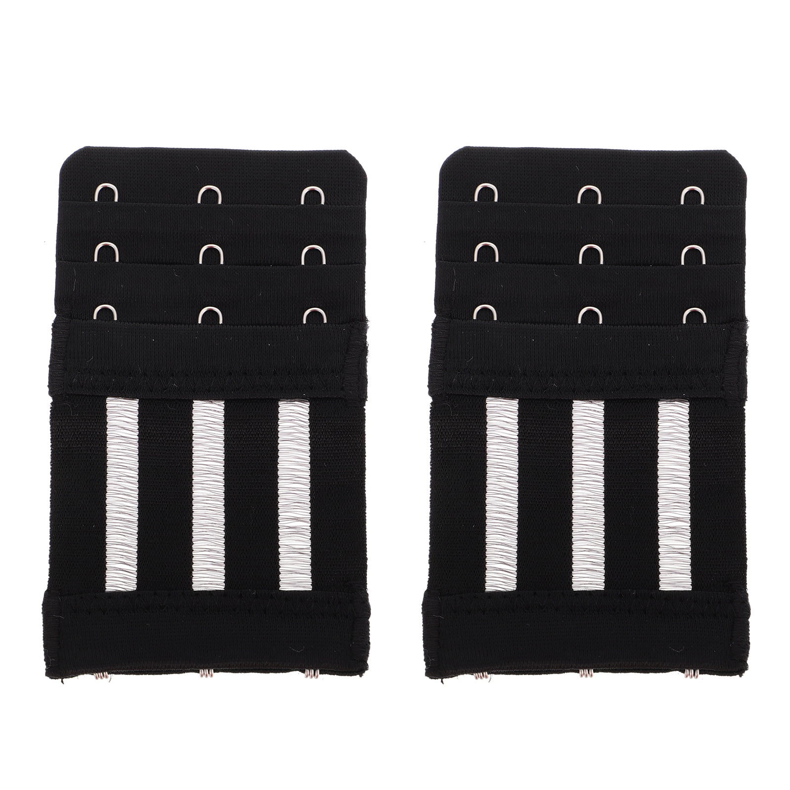 HONITANO Bra Buckles Rectangular Three Rows Three Hooks 10Pack ...