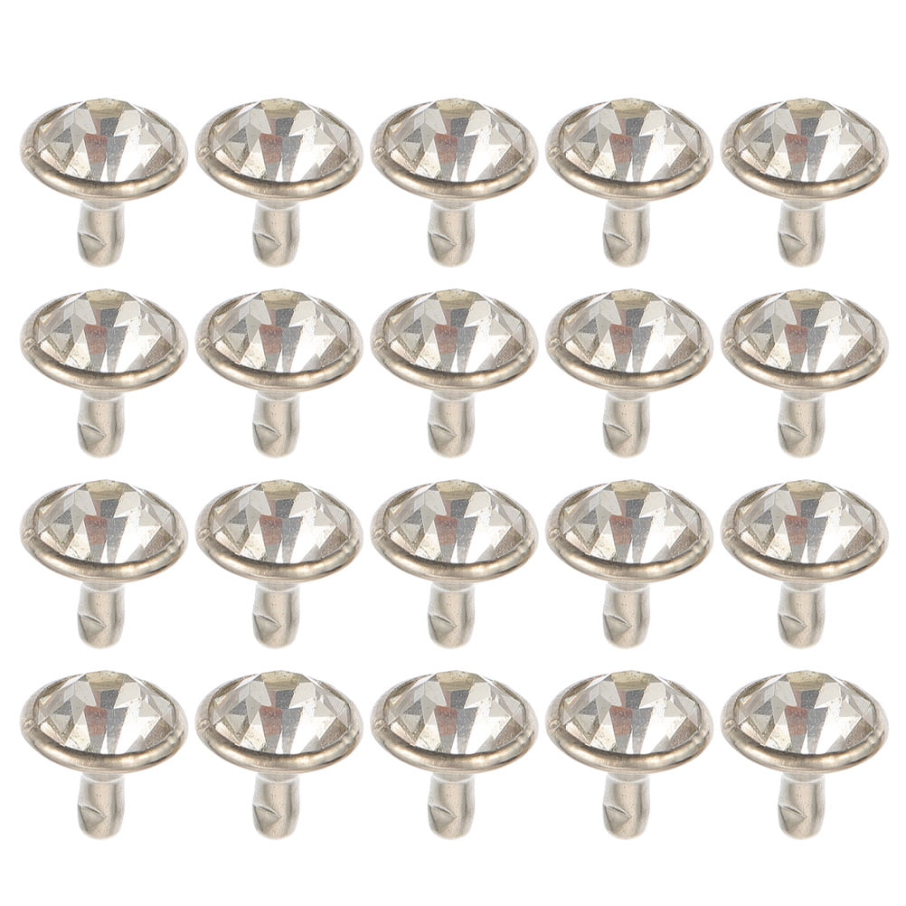 Narrster 200 Sets of Creative Diamond-studded Rivets Garment DIY Rivets ...