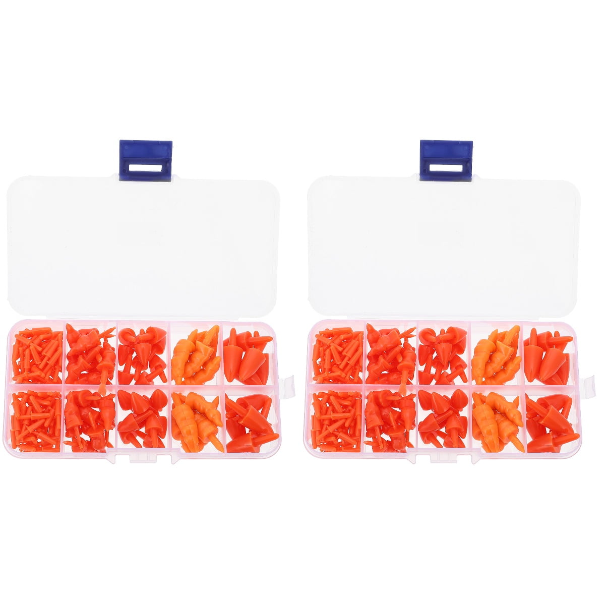 Narrster 320 pcs Winter Snowman Noses Craft DIY Noses Plastic Noses for ...