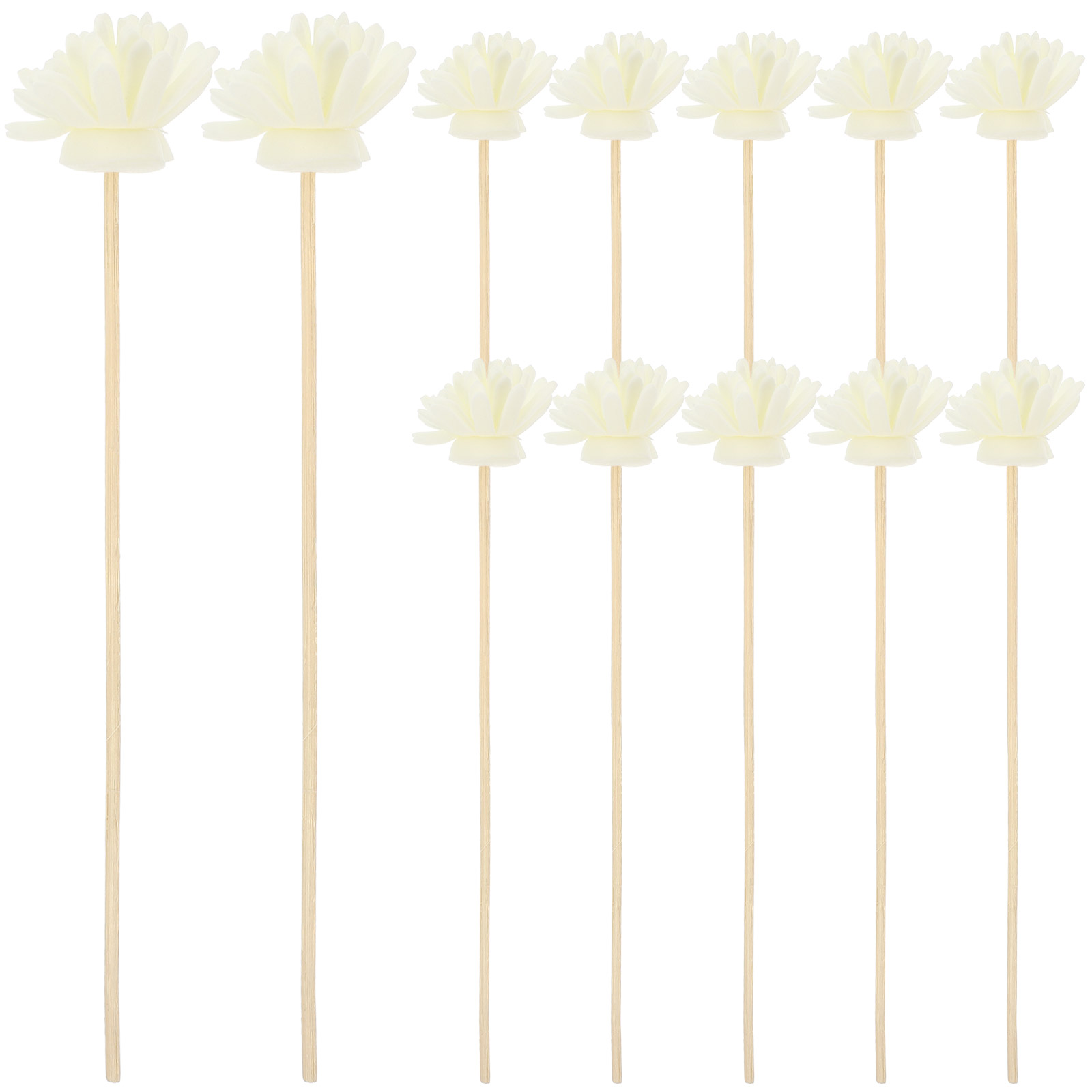 Narrster 36pcs Flower Reed Diffuser Sticks Diffuser Refills Essential ...