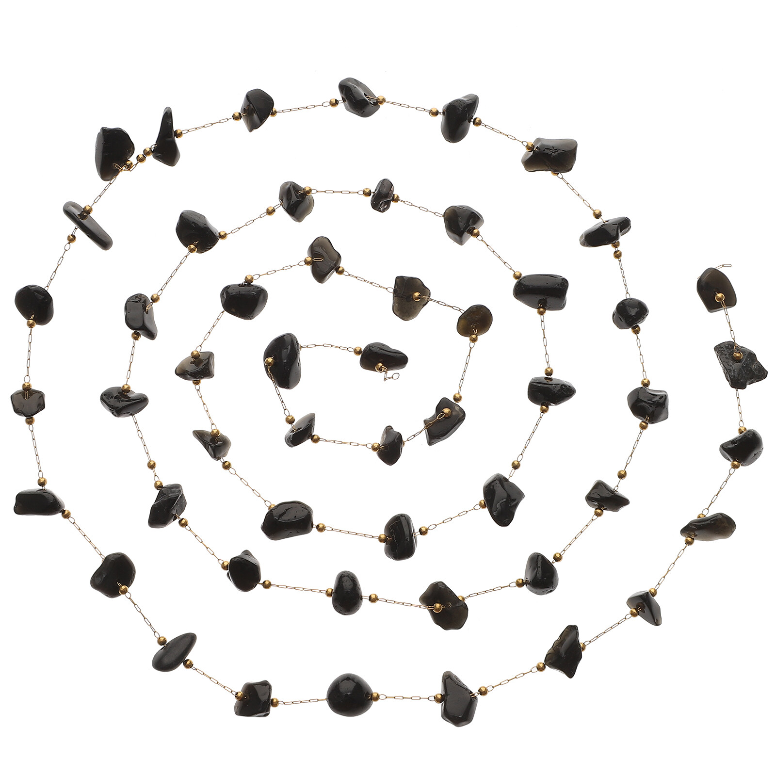 Narrster Crystal Gravel Strand DIY Bead String Natural Stone Beads Roll ...