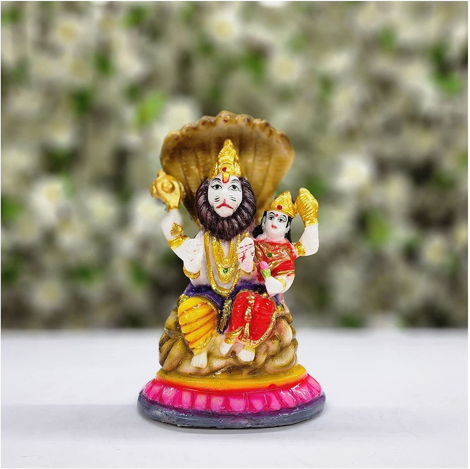 Narsimha Statue in Resin Narsingh Hindu God Vishnu Incarnation Avtar ...