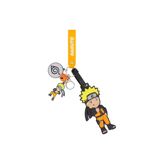 Naruto 2-Piece Suitcase ID Tag and Lanyard Set with Adjustable Straps ...