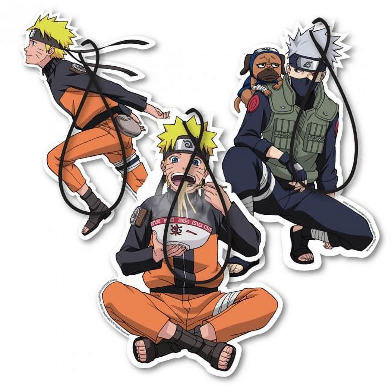 Naruto 850365 Naruto Shippuden Multi Scent Air Fresheners - Pack of 3 ...