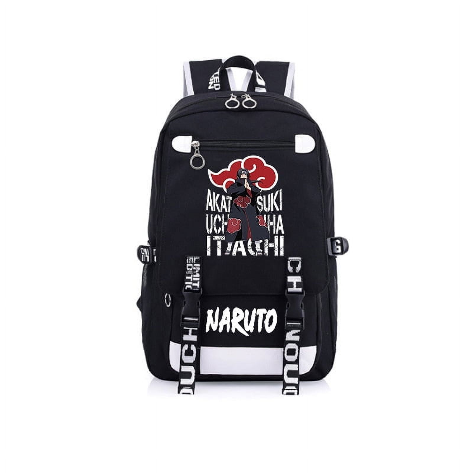 Naruto Akatsuki Kakashi Itachi Daypack Anime School Bag Japaneses Manga ...