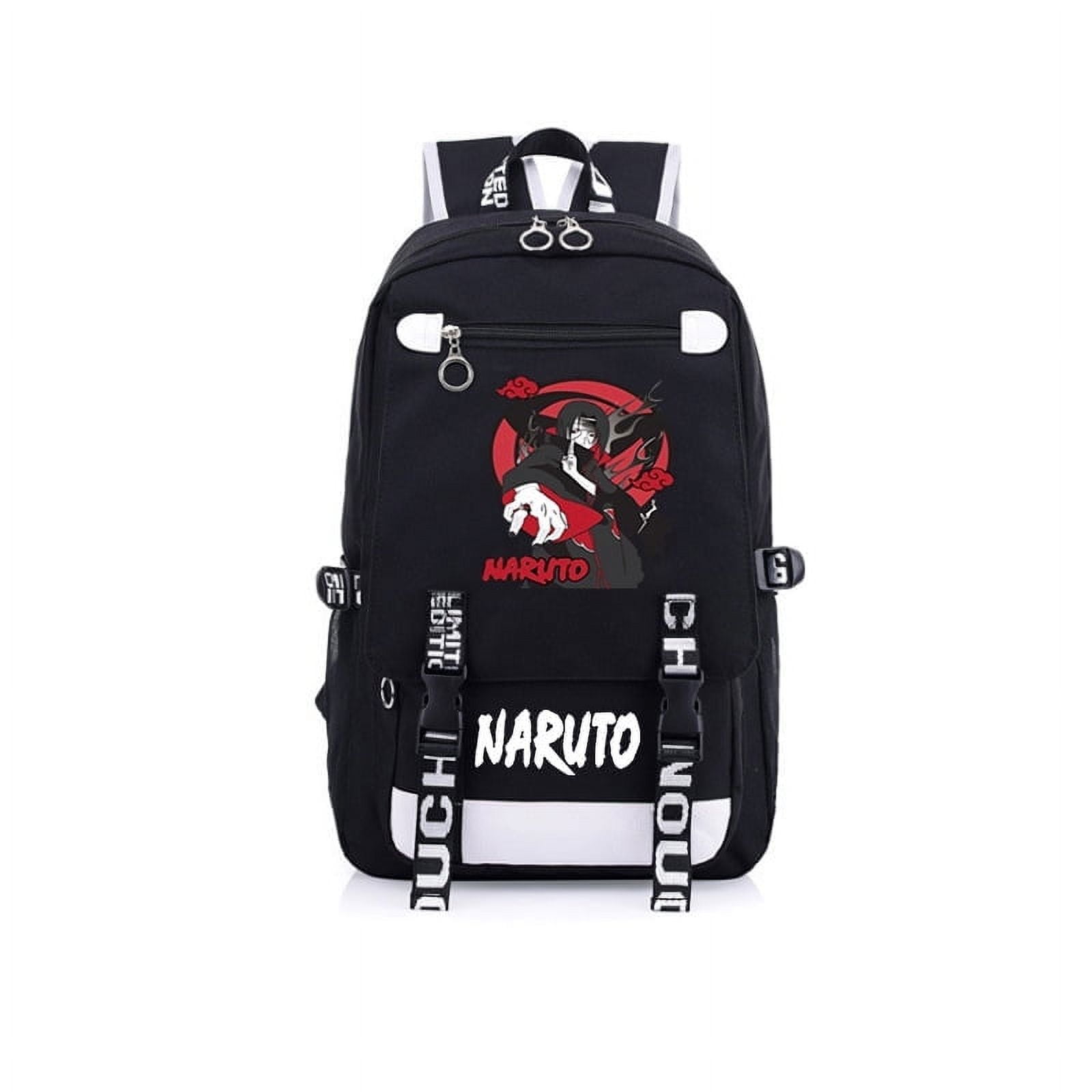 Naruto Akatsuki Kakashi Itachi Daypack Anime School Bag Japaneses Manga ...