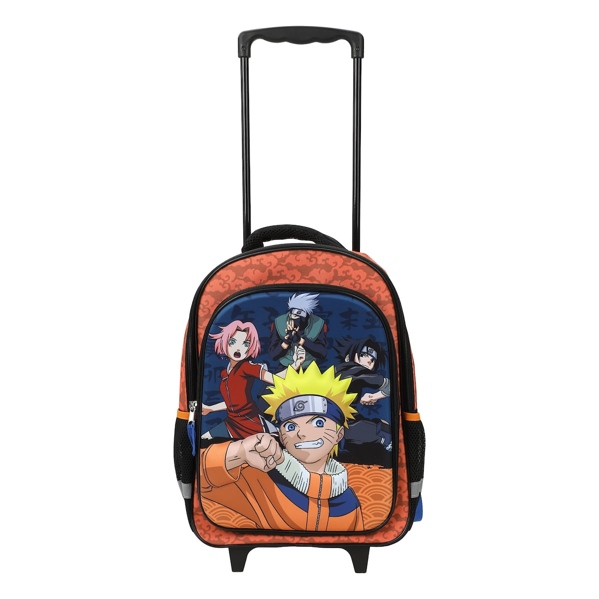 Naruto Anime Characters Youth 16" Orange Rolling Backpack - Walmart.com