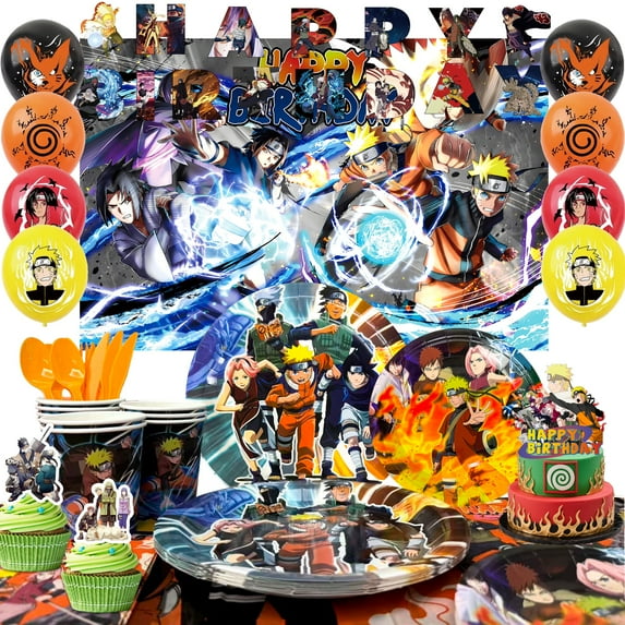 Naruto Birthday Party Supplies, Naruto Party Decorations & Tableware ...