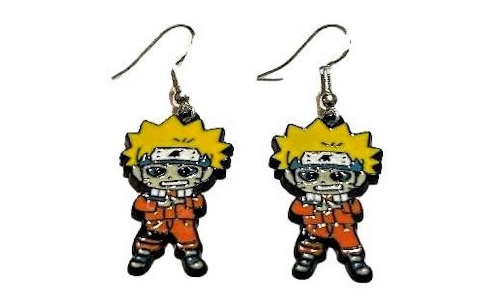 Naruto Character Enamel Metal Themed French Wire Earrings - Walmart.com