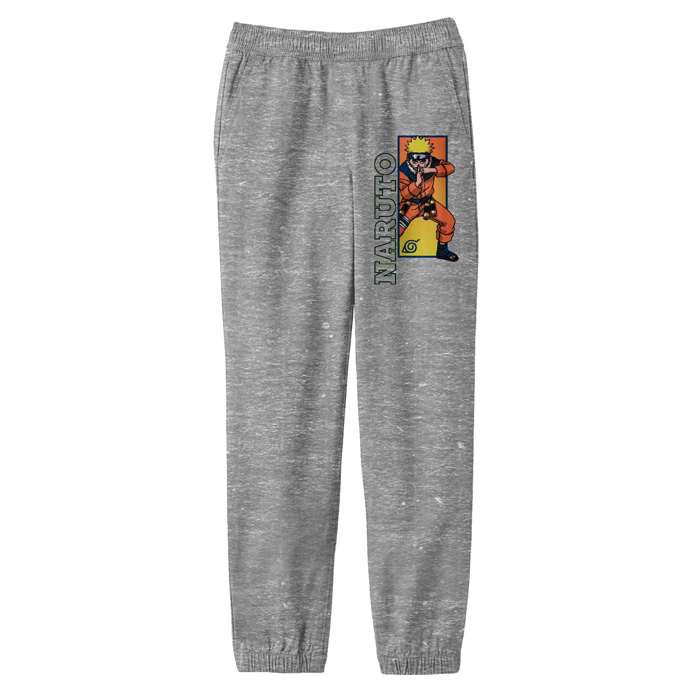 Naruto Classic Naruto Ninjutsu Stance Men's Athletic Heather Sweatpants ...