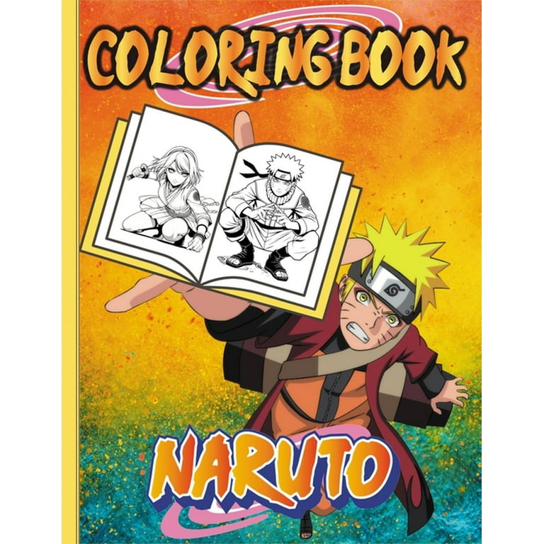 naruto charactars coloring pages