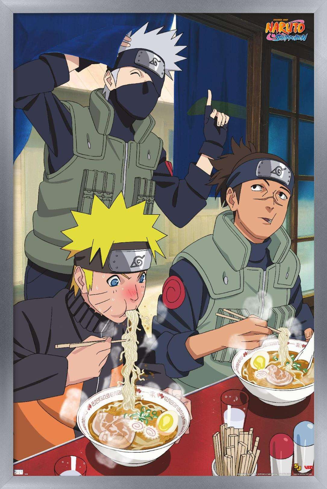 Naruto - Food Wall Poster, 22.375" x 34", Framed - Walmart.com