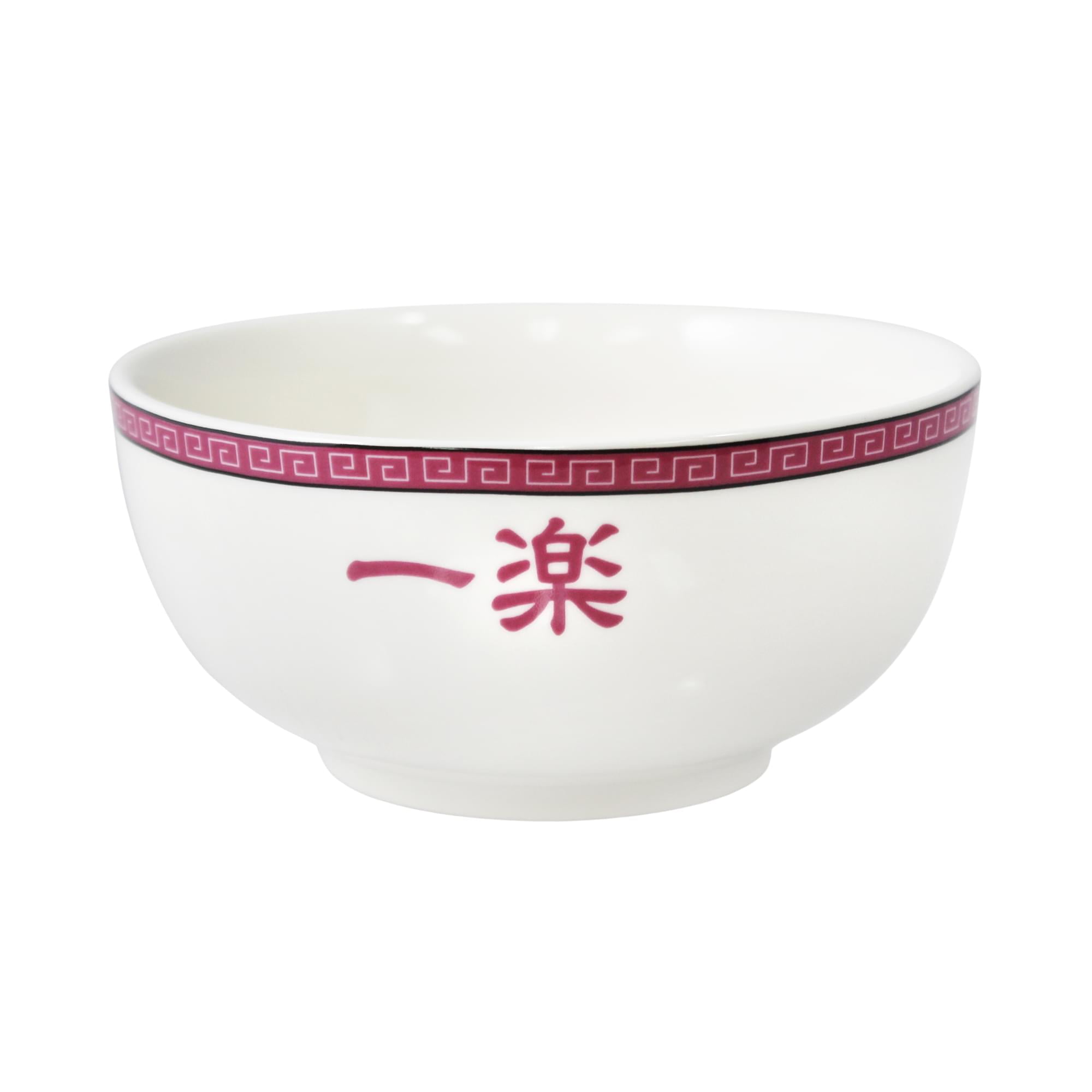 Naruto 875398 24 oz Ichiraku Ramen Shop Ceramic Ramen Bowl, White & Red ...