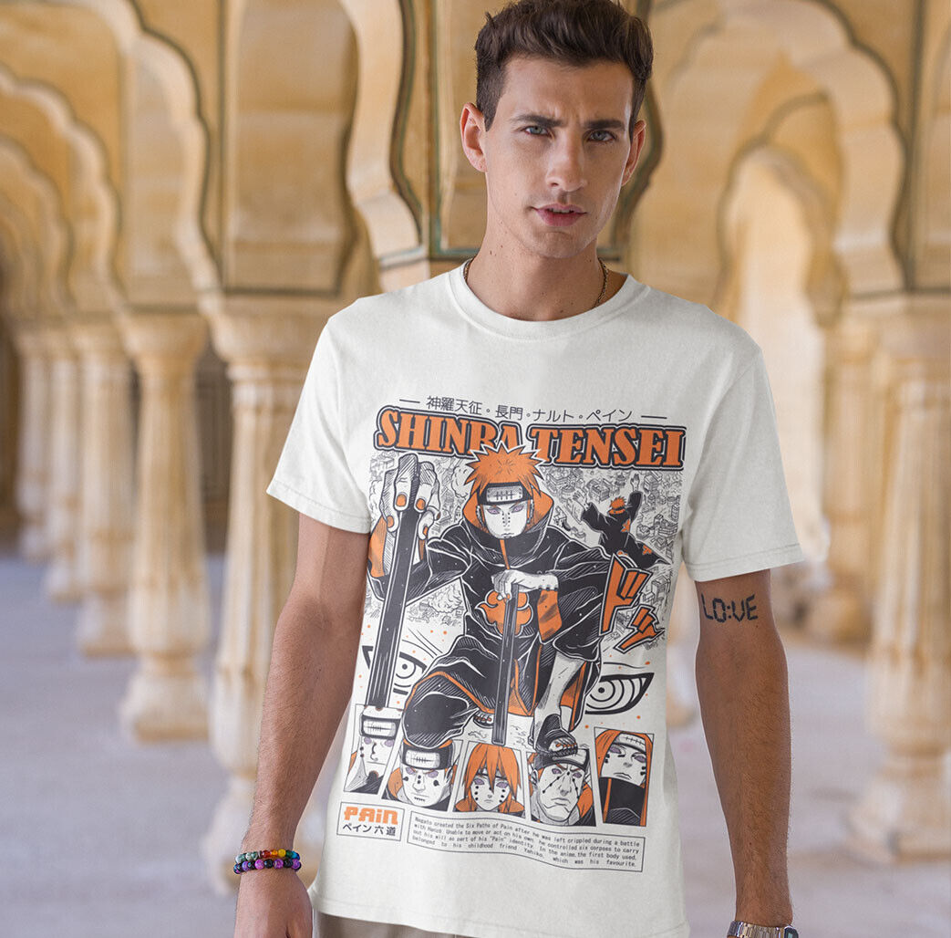 Naruto Itachi Uchiha Unisex T-Shirt Pain Akatsuki Horror Anime Gift ...