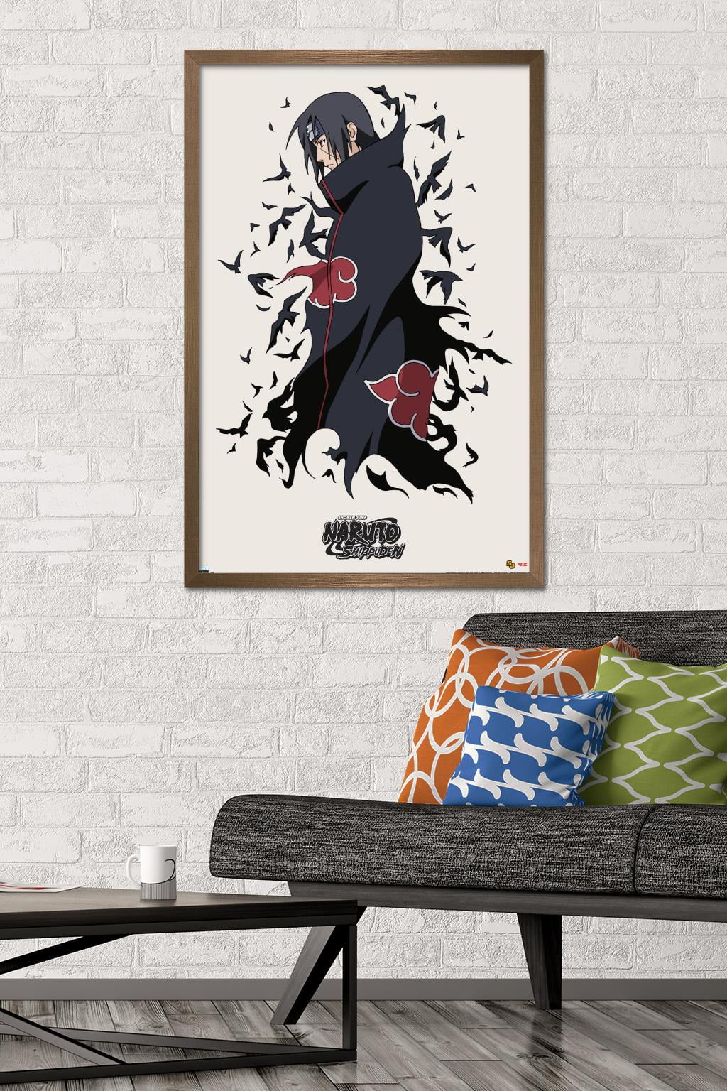 Naruto - Itachi Wall Poster, 22.375" x 34", Framed - Walmart.com