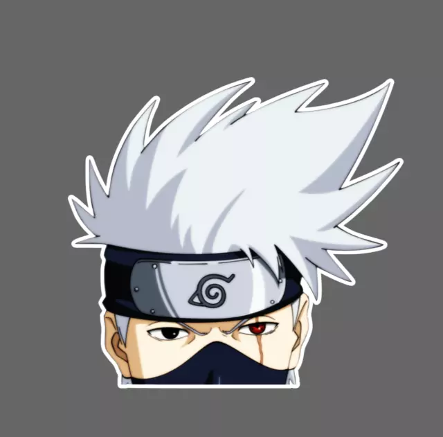 Naruto Kakashi Hatake Sticker Phone Decal Water Bottle Stickers Car ...