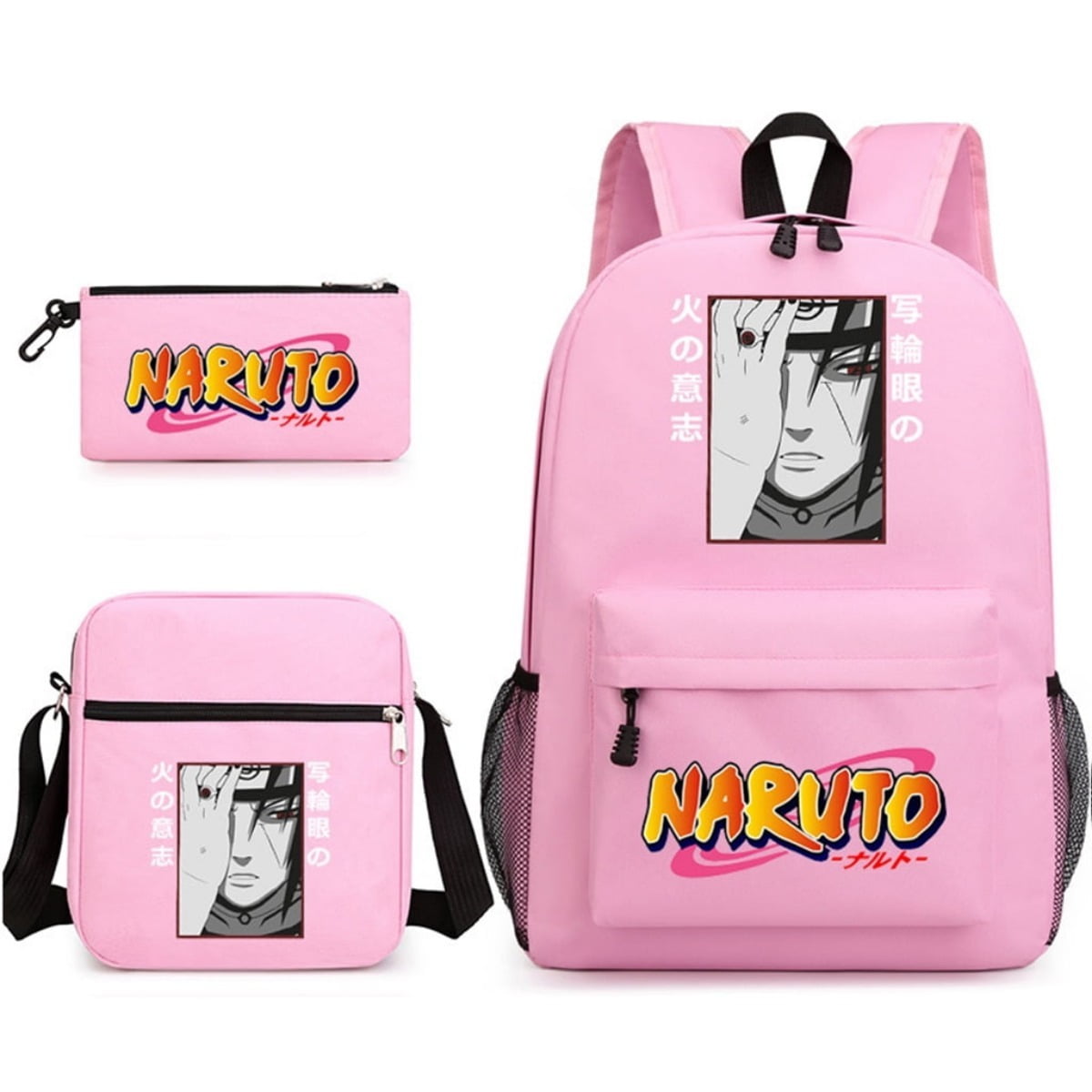 Naruto Kakashi Itachi Sasuke Daypack Anime School Bag Cartoon Book Bag ...