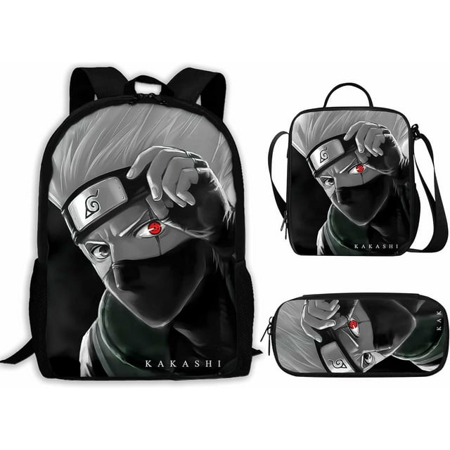 Naruto : Kakashi Sharingan 16" Backpack set - Walmart.com